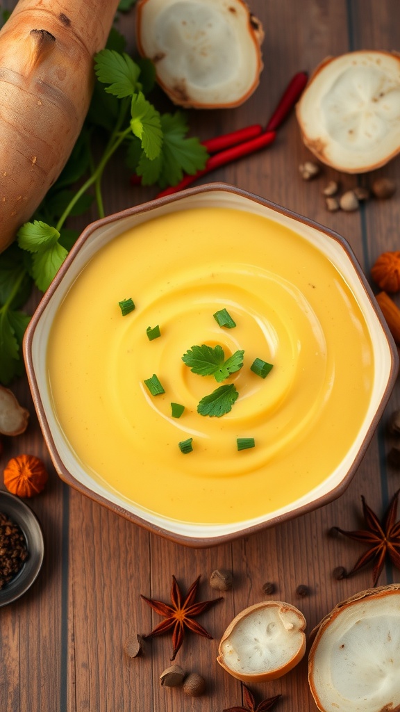 Savory Taro Sauce Jaune Recipe